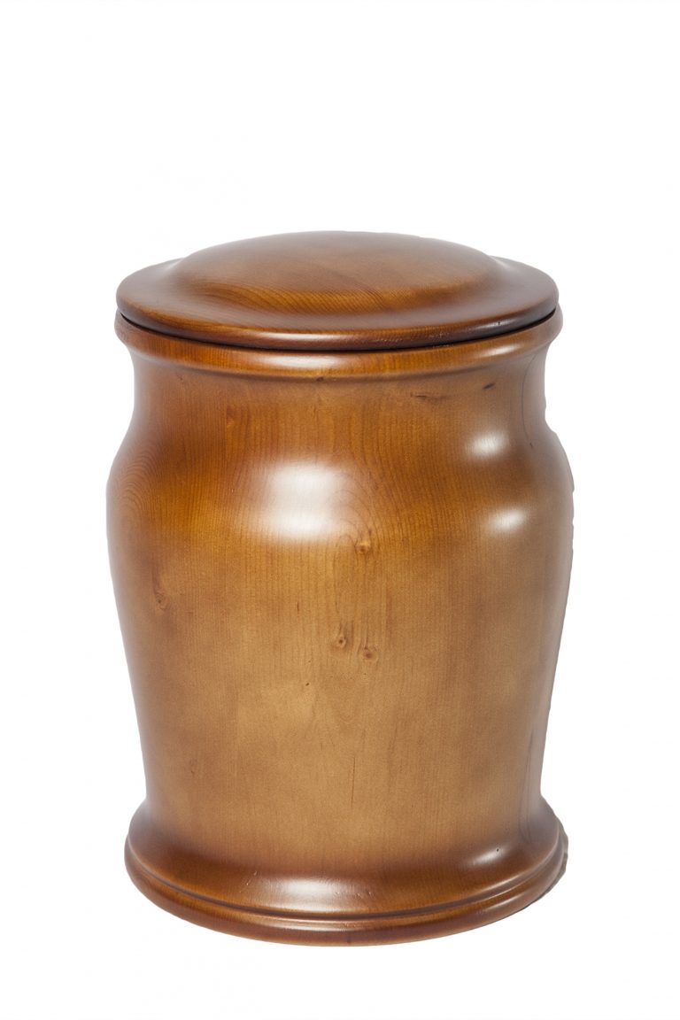 Solid Oak Finished Urn – DJ MacNeice